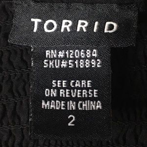 torrid | Tops | Torrid Plus Size Color Block Tube Top | Poshmark